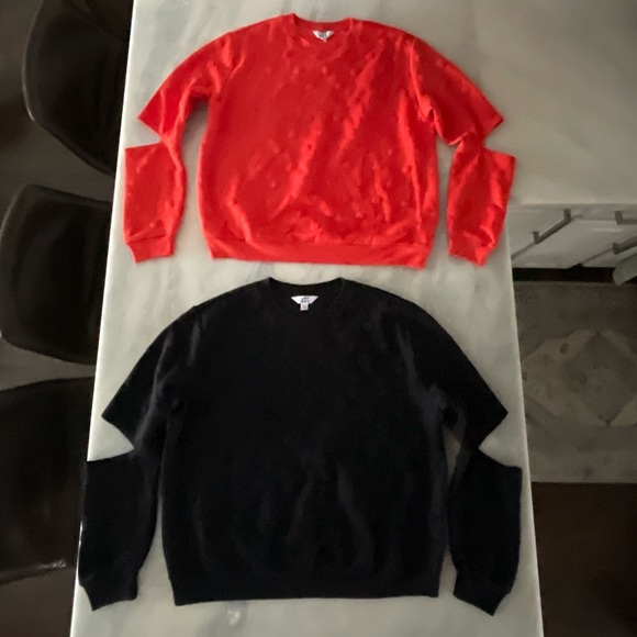 JoyLab | Sweaters | Joy Lab Polka Dot Pop Outs Orange And Black ...